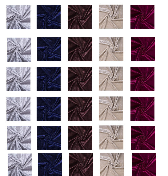 Crushed Velvet Color Chart – The Standard Furniture Company